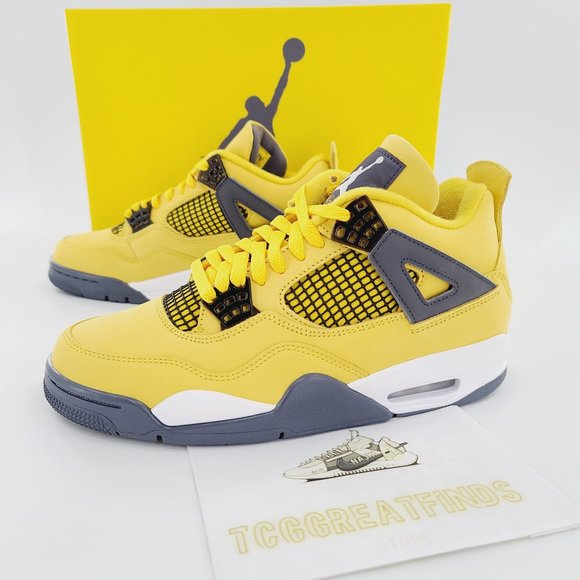Jordan | Shoes | Nike Air Jordan 4 Retro Lightning Basketball Shoes ...